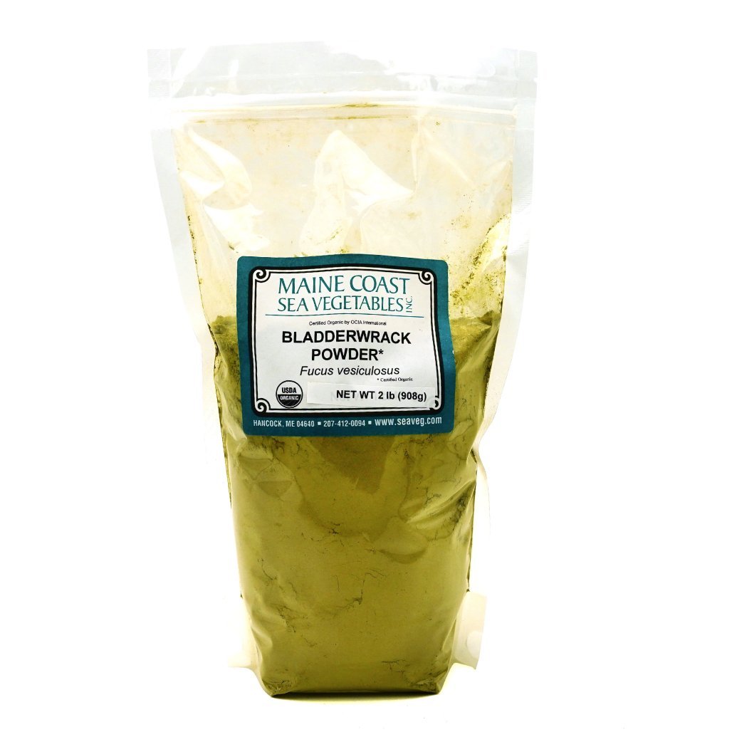 Organic Bladderwrack Powder Bulk (Fucus vesiculosus) - Wild-Harvested ...