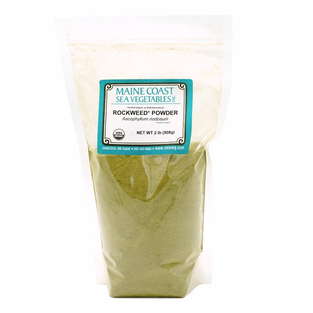 Organic Rockweed Powder (Ascophyllum nodosum) - Wild-Harvested Atlanti