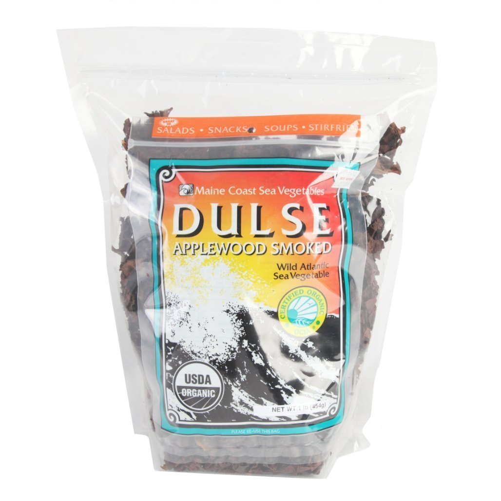 Organic Applewood Smoked Dulse Whole Leaf Bulk (Palmaria palmata) - Wi ...